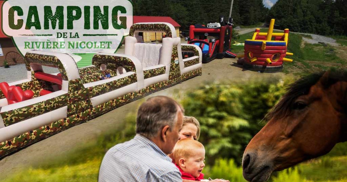 Camping de la Rivière Nicolet - Roulotte Gitane - Wotton | Eastern ...